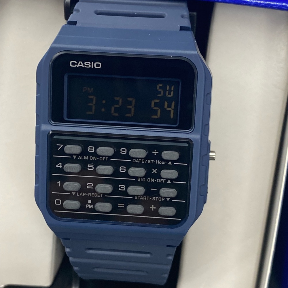 New Casio Calculator ,Alarm, Calculator , Water Resis… - Gem
